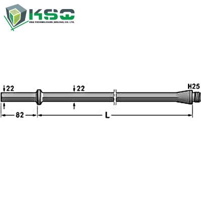 China H25 Hex 22 mm Drill Rod Shank 108 mm for sale