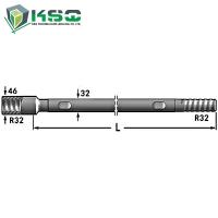 China R32 Speed Rod R32-Round 32-R32 Flushing Hole 9.2 mm Wrench Flat 25.4 mm for sale