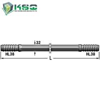 China R38 Extension Rod R38-Hex 32-R38 Flushing Hole 9.6 mm for sale