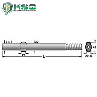 China Atlas Copco Drill Shank Adapters For Underground Mining for sale