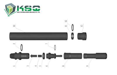 China DTH Drilling Tools For DTH345 Hammer , DTH345-12 Bit Retainer Ring for sale