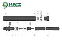 China High Strength Alloy Steel DTH Drilling Tools DTH350-13 Piston Retainer Ring for sale