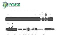 China High Grade Tungsten DTH Drilling Tools DTH450 Hammer Top Sub for sale