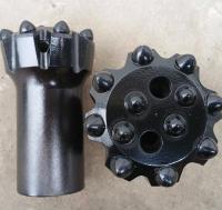 China Mining 45mm R32 Button Drill Bit 32mm 8 Buttons Quarrying Tapered Rock Drilling Bit for sale