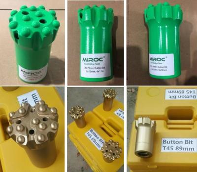 China T45 Retractable Drill Bit For Mining / Construction , Tungsten Carbide Forging for sale