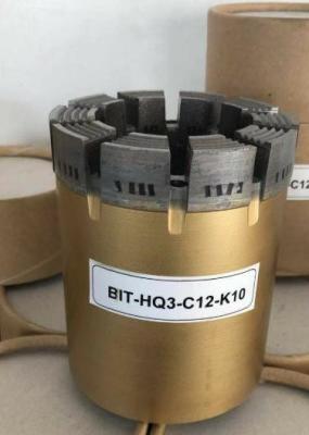 China Geological Drilling Q3 Diamond Core PDC Drill Bit For Triple Tube Core Barrels for sale