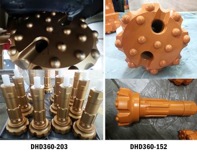 China 6 Inch High Air Pressure DHD360 Drill Bit And Hammer For Down The Hole Rock Drilling for sale