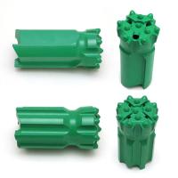 China Drifing / Tunneling Retractable Button Bit Dia 45 - 76mm R32 Spherical / Parabolic Buttons for sale