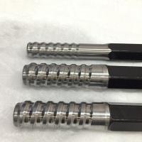China Tool Steel Threaded Drill Rod T38 MF Drifter Drill Rod For Hard Rock Drilling Tunneling Hex35 -  R32 for sale