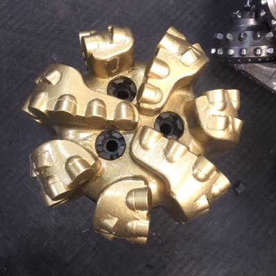 China Water Well / Gas Oil Well Drilling PDC Bits 3 - 6 Blades Matrix Body / Steel Body for sale