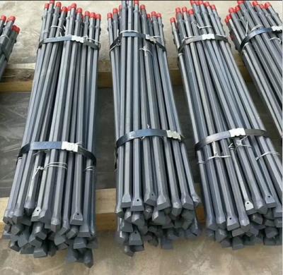 China High Strength Alloy Steel Integral Drill Rod For Small Hole Rock Drilling H19 H22 Hex Body for sale