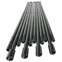 China R32 1000 6000mm Length Threaded Drill Rod Top Hammer Drilling Tools Black Color for sale
