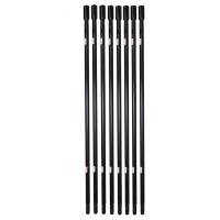 China Round MF Speed Extension Threaded Drill Rod Carbon Steel Material 3660mm Length for sale