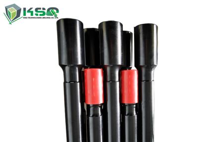 China Mining Threaded Drill Rod Rock Drill Rods Forging 600 - 6095mm Length Black Color for sale