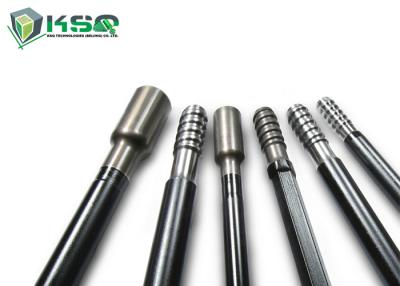 China R32 R38 T38 Round and Hex Threaded Drill Rod For Short Hole Drilling / Tunneling for sale