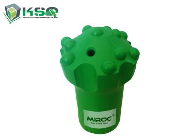 China Dome Retractable Drill Bit T45 Spherical / Ballistic Buttons Drifting Tunneling for sale