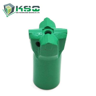 China Industrial T38 3 inch Rock Cross Bits H25 Thread With 3 Hole for sale