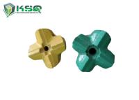 China R32 64mmThread Cross Metal Drill Bit Tungsten Carbide Rock Drill Bits X Type For Bench Drilling for sale