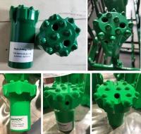 China Tungsten Carbide Rock Drilling Tools T38 / R38 Thread Button Bits With Heat Treatment Process for sale