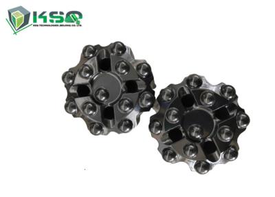 China High Precision Rock Drilling Tools  T38 Threaded Button Bits with Gauge Button 8 X 10mm for sale