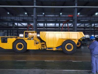 China Diesel Centrally Articulated Low Profile Dump Truck 12tn For Underground Mining for sale