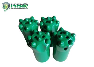 China Quarry Hard Rock Drilling Tools Tapered Button Drill Bit 7 Buttons OD 34mm 36mm 38mm for sale