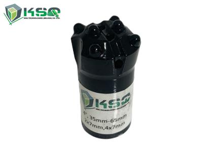 China 35-65mm 4 Degree Tapered Tungsten Carbide Button Bit for Small Holes Drilling for sale