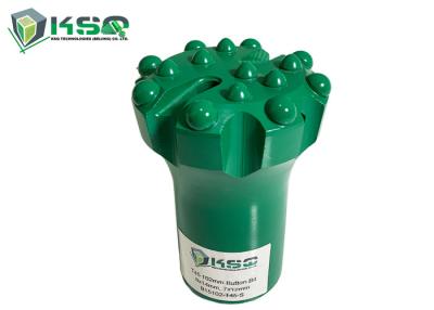 China T45 102mm High Wear Resistance Spherical Ballistic Threaded Drill Button Bit for sale