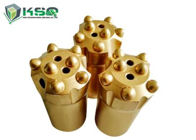 China 11 Degree 38mm Tapered Button Bit For Rock Drilling for sale