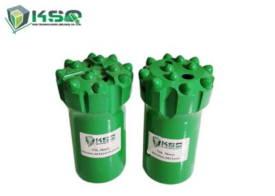 China Rock Drilling Tools High Wear Resistance T38 - 76mm Concave Face Button Drill Bits for sale