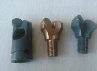 China High Bending Strength Button Drill Bit Two-wing PDC Anchor Shank For Coal / Mining for sale