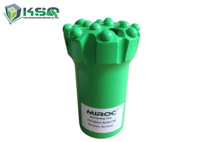 China Ballistic / Spherical T45 For Long Hole Drilling 89mm Diameter Button Drill Bit for sale