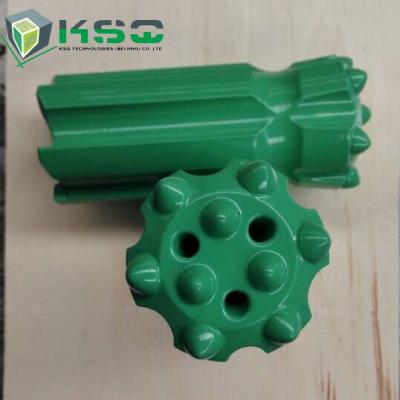 China Hard Rock Stone Drilling Tools , Tungsten Carbide Thread Button Bit for sale
