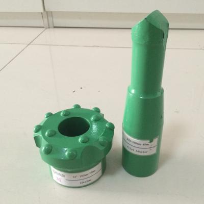 China 6/12 Degree Pilot Adapter Reaming Drill Bit For Cut Holes Quarry Mining , Flat Shape for sale