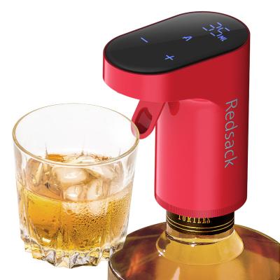 China Smart Quantitative Liquor Dispenser Pump Pourer Whiskey Aerator Electric Wine Decanter Party Automatic Wine Dispenser for sale