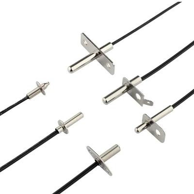 China 50K 100K Temperature Sensor NTC , Double Layer High Temperature Thermistor Sensor for sale