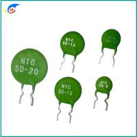 China MF72 Power NTC Thermistor  5D-15  6A  5Ohm  Copper Wire Green Silicon For Switching Power Supply for sale