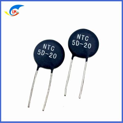 China MF72 5D-20 Ohm 7A 20mm Inrush Current Suppression NTC Thermistor For High Power Supply Equipment for sale