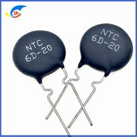 China MF72 Series 6D-20 Power Negative Temperature Thermistor 6 Ohm 20 Mm For Current Protection Of Various Power Chargers for sale
