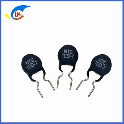 China 7mm Series NTC Power Thermistor MF72 10D-7 For Energy-Saving Lamp Ballast Inrush Current Suppression for sale