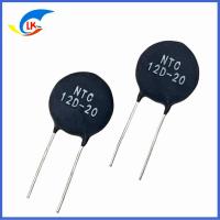China MF72 Series 12D-20 NTC Power Thermistor 12 Ohm 20mm For Audio Power Supply for sale