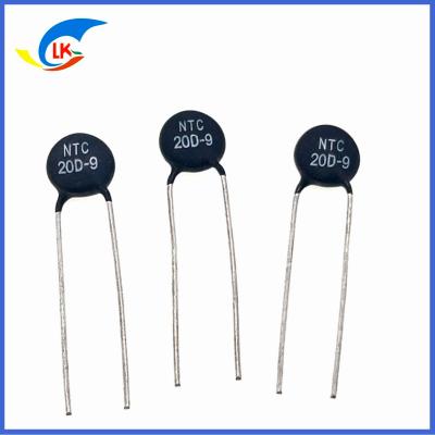 China MF72 20D-9 NTC power thermistor 20 ohm 9mm for household appliances surge current suppression for sale