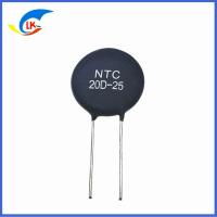 China MF72 Series NTC Power Type Thermistor 20 Ohm 4.5A 25mm 20D-25  Inrush Current Suppression for sale
