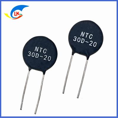 China MF72  30D-20 NTC Power Thermistor 3.5A 30 Ohm 20mm For High Power Switching Power Supply for sale