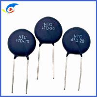 China MF72 47D-20 NTC Power Thermistor 47 Ohm 4A 20mm For Inverter Power Switching Power Supply for sale