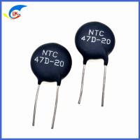China MF72 47D-20 NTC Power Thermistor 47 Ohm 4A 20mm For Inverter Power Switching Power Supply for sale