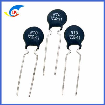 China Customized MF72 Series 120D-11 120 Ohm 11mm High Resistance Power NTC Thermistor for sale