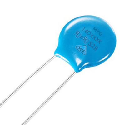 China 14D18V-1800V MOV 14mm Series Varistors AC1100V DC 14V～1465V For Safety Surge Voltage Prote for sale