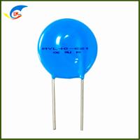 China Lightning Protection Type Varistor Zinc Oxide 40mm 40-621K 620V Round Copper Wire Foot for sale