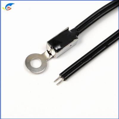 China Annular Hole Temperature Sensor Thermistor 100K3950 Digital Ntc Temperature Measuring Resistance Probe Accuracy 1% for sale